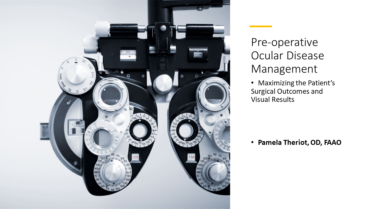 Pre-operative OSD Management - Maximizing the Patient's Surgical ...